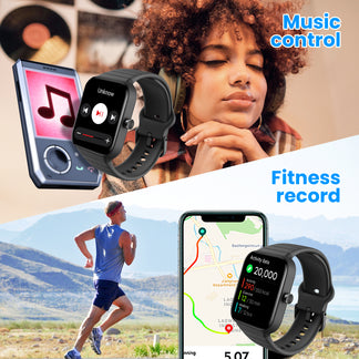 Padmate C22 Alexa Bluetooth 1.8" Smart Watch